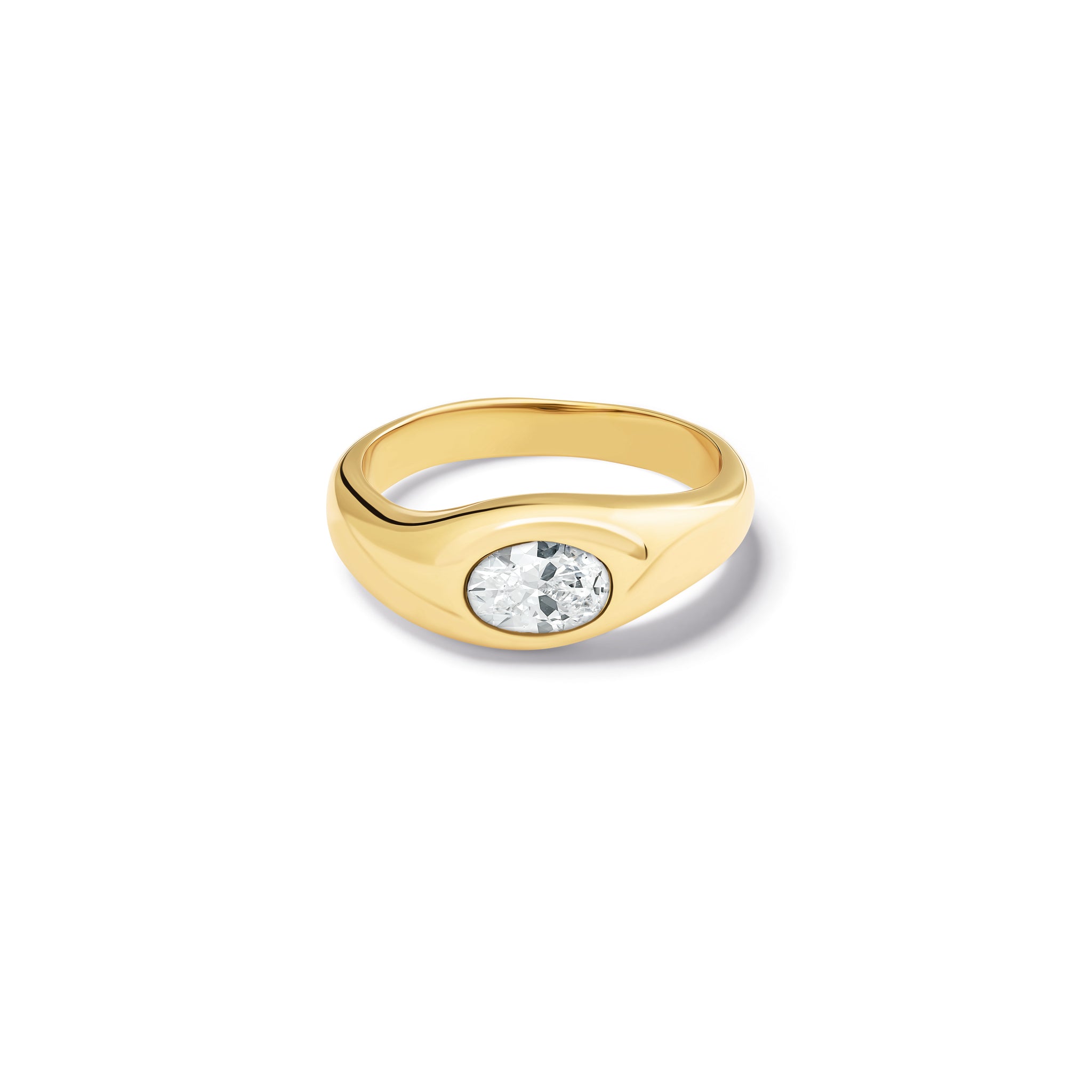 Duplus Ring 18ct Yellow Gold - Diamond | Cassandra Goad